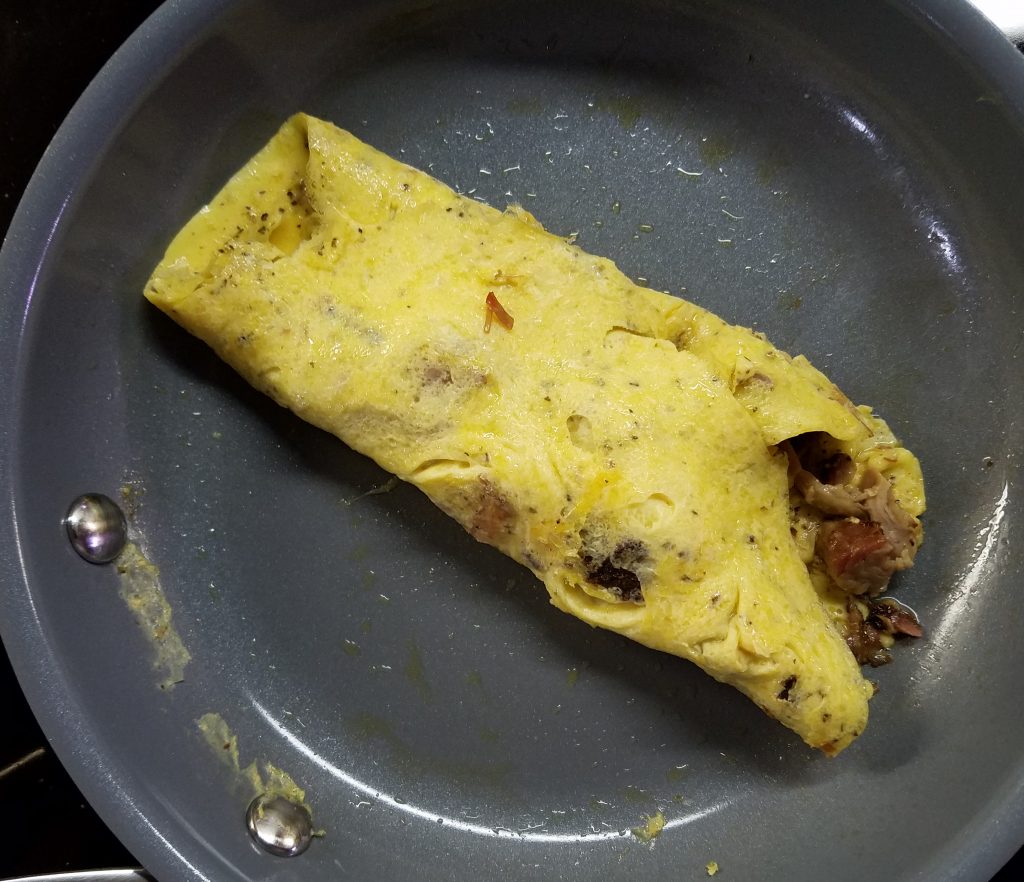 Pulled Pork Omelette (SCD) – Half Tablespoon